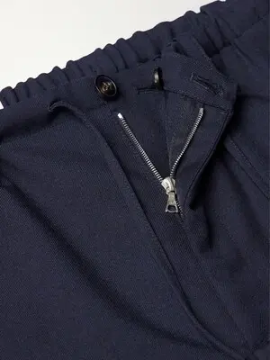 Dries Van Noten Straight-leg Wool Trousers - Blue