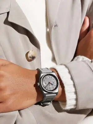 BAMFORD LONDON B347 Automatic Chronograph Titanium And Rubber Watch