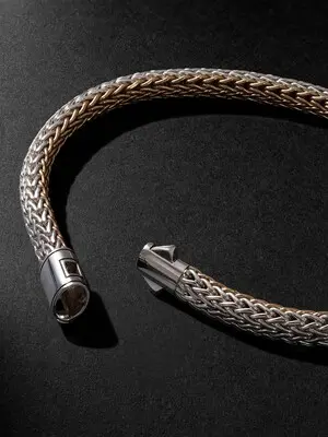 John Hardy Icon Reversible 14k Gold And Sterling Chain Bracelet