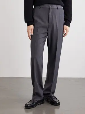 A.p.c. Dylan Straight-leg Grain De Poudre Trousers
