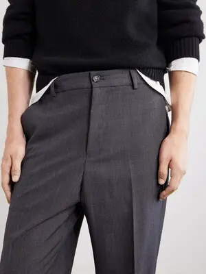 A.p.c. Dylan Straight-leg Grain De Poudre Trousers