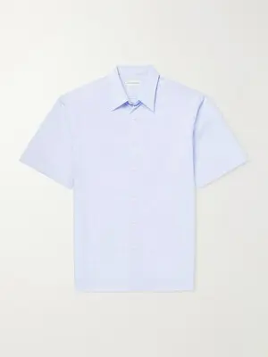 Dries Van Noten Cassidye Cotton-poplin Shirt - Blue