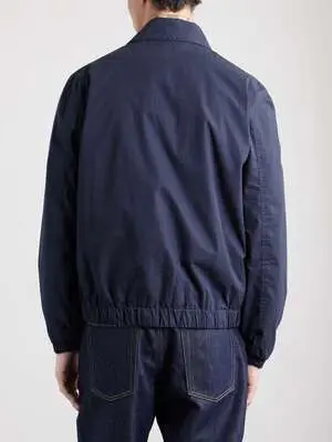 A.p.c. William Logo-embroidered Cotton-gabardine Blouson Jacket