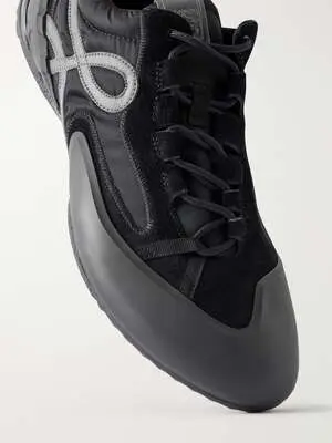 Loewe Grip Suede-trimmed Nylon Sneakers
