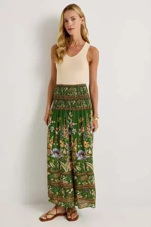 MARIE OLIVER Miranda Rib Knit V-neck Tank - Macadamia
