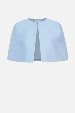 EMILIA WICKSTEAD Domie Cape In Embossed Cloqu