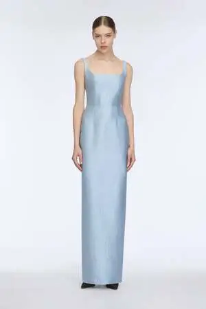 EMILIA WICKSTEAD Megara Dress In Embossed Cloqu