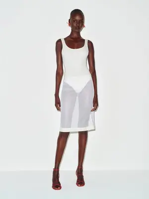 REFORMATION Vintage Miu Miu Mesh Skirt - Ivory