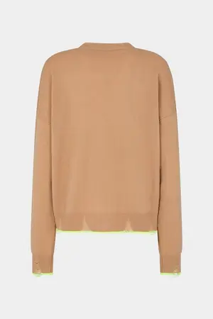 Dsquared2 Fluo Trim V-neck Cardigan Knit