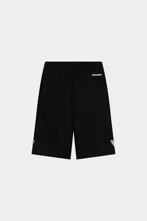 Dsquared2 Relaxed Fit Star Embellished Bermuda Shorts