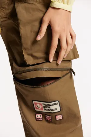 Dsquared2 Cargo Pants With Zippers And Patches