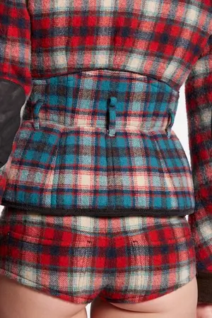 Dsquared2 Canadian Check Wool Blend Jacket