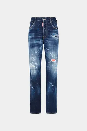 Dsquared2 Dark Neon Splash Wash 642 Jeans