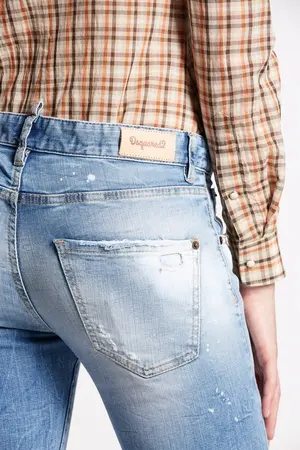 Dsquared2 Light Ripped Wash 24/7 Jeans