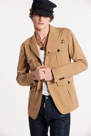 Dsquared2 Military Blazer - Black