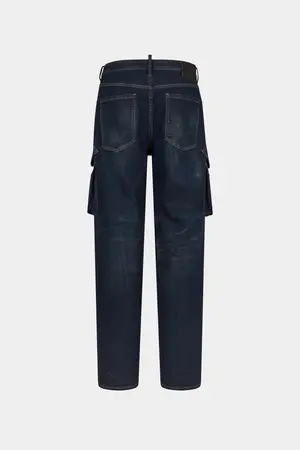 Dsquared2 Black Dusty Wash Eros Cargo Jeans