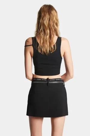 Dsquared2 Icon Zipped Mini Skirt