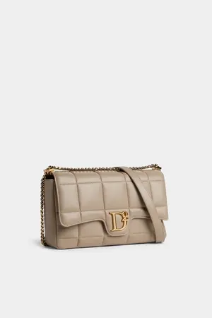 Dsquared2 Statement Soft Shoulder Bag - Black