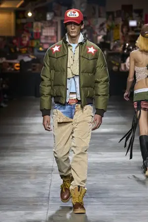 Dsquared2 Western Puff Bomber Jacket