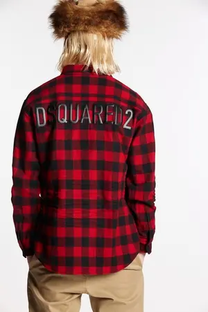 Dsquared2 Big Logo Canadian Relaxed Dan Shirt