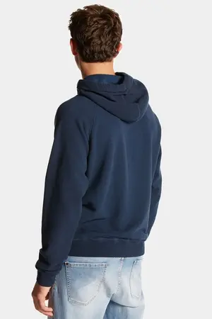 Dsquared2 Cotton Fleece Raglan Fit Hoodie