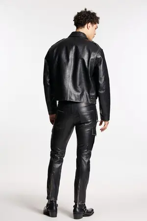 Dsquared2 Leather Cargo Pants
