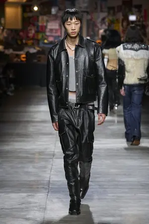 Dsquared2 Leather Cargo Pants