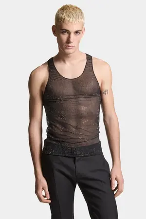 Dsquared2 Evening Tulle Tank Top