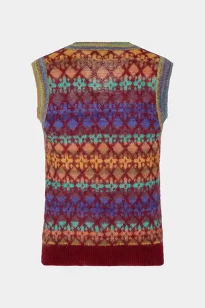 Dsquared2 Jacquard Vest Knit