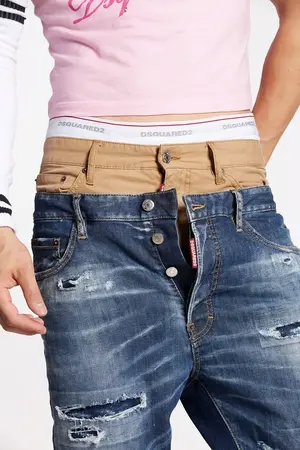 Dsquared2 Medium Ripped Wash Skinny Twin Pack Jeans