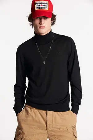 Dsquared2 Turtleneck Knit - Black