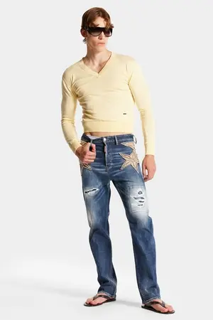 Dsquared2 Dark Ripped Wash 642 Jeans