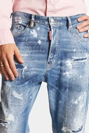 Dsquared2 Medium Iced Spots Wash Bro Jeans