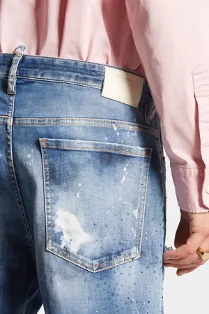 Dsquared2 Medium Iced Spots Wash Bro Jeans