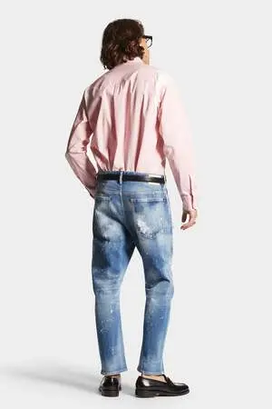 Dsquared2 Medium Wash Distressed Jeans