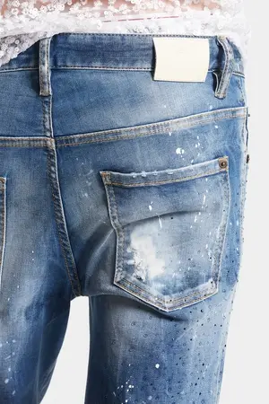 Dsquared2 Medium Iced Spots Wash Super Twinky Jeans