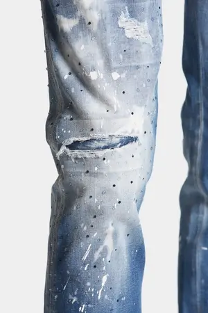 Dsquared2 Medium Iced Spots Wash Super Twinky Jeans