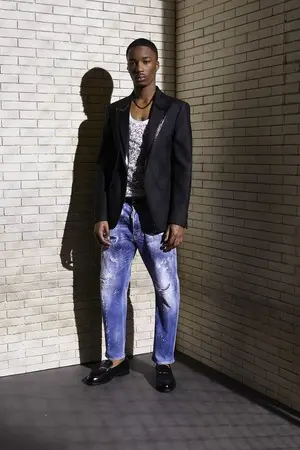 Dsquared2 Medium Iced Spots Wash Super Twinky Jeans