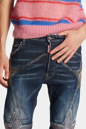 Dsquared2 Medium Diamond Super Star Wash Bob Jeans