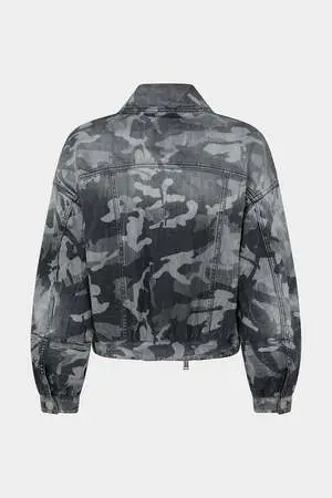 Dsquared2 Camouflage Wash Denim Jacket
