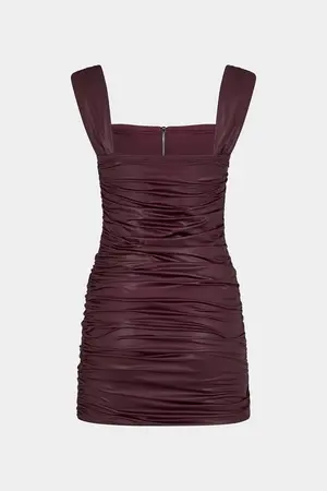 Dsquared2 Gathered Zipped Mini Dress