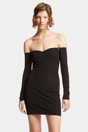 Dsquared2 Long Sleeve Zipped Dress