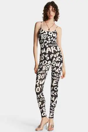 Dsquared2 Pop 80's" Graphic Print Jumpsuit