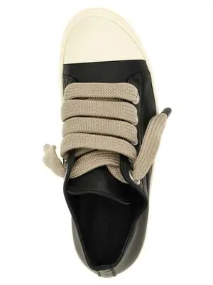 Rick Owens Jumbolace Low Sneaks Leather Sneakers - Multicolor