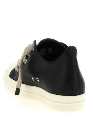 Rick Owens Jumbolace Low Sneaks Leather Sneakers - Multicolor