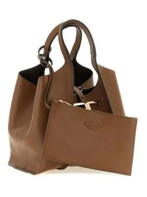 TOD'S T Timeless' Mini Handbag - Brown