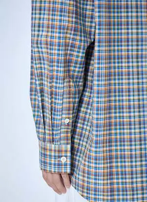 TOTEME Classic Check Cotton Poplin Shirt - Multicolor