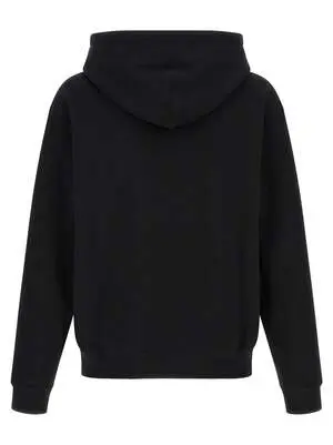 JIL SANDER Cotton Hoodie With Contrast Drawstring