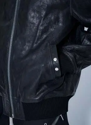 Rick Owens Dracuflight Hammered Leather Jacket