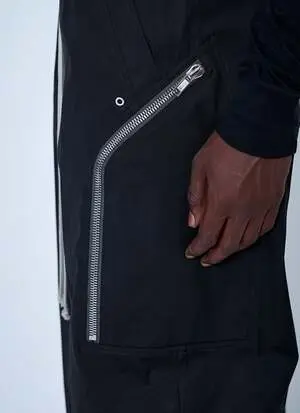 Rick Owens Wide-leg Cotton Blend Trousers - Black